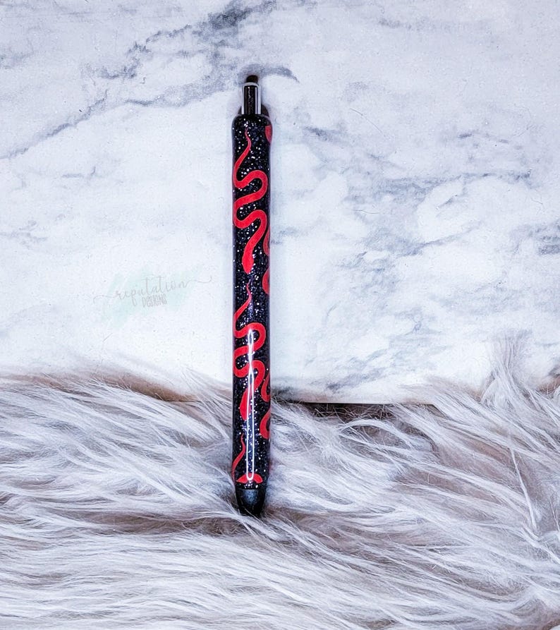 Red Snake Pen - Etsy