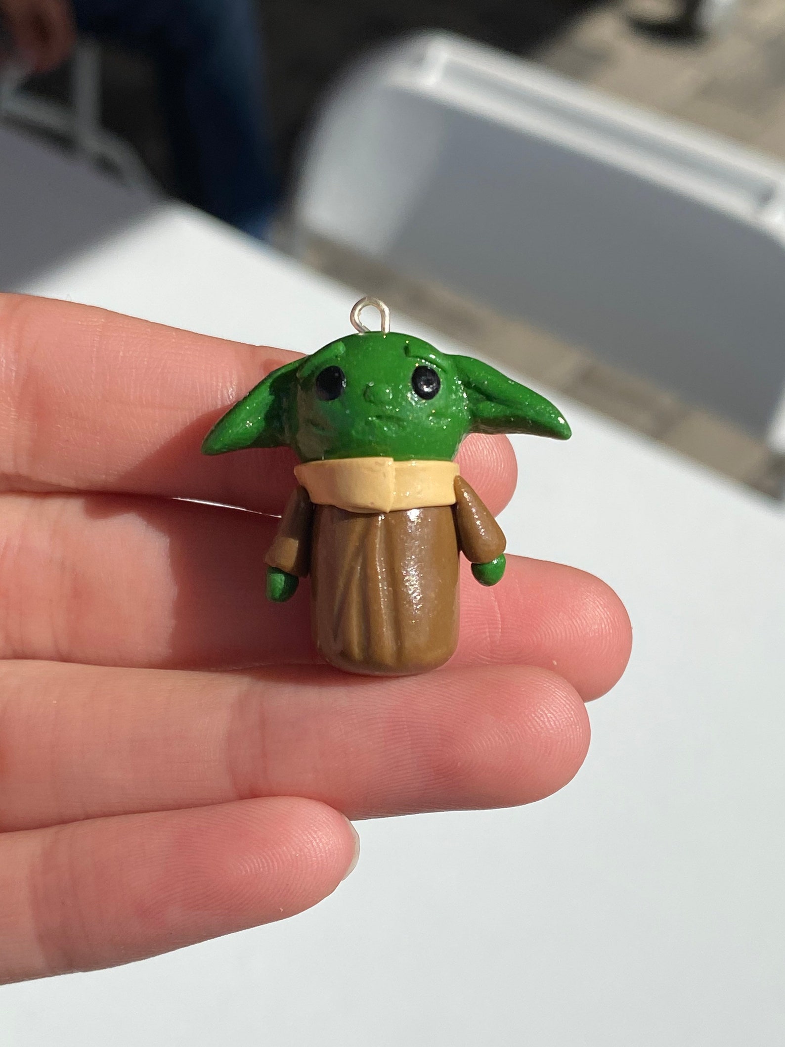 Baby Yoda Charm Polymer Clay Baby Yoda Starwars Charm | Etsy