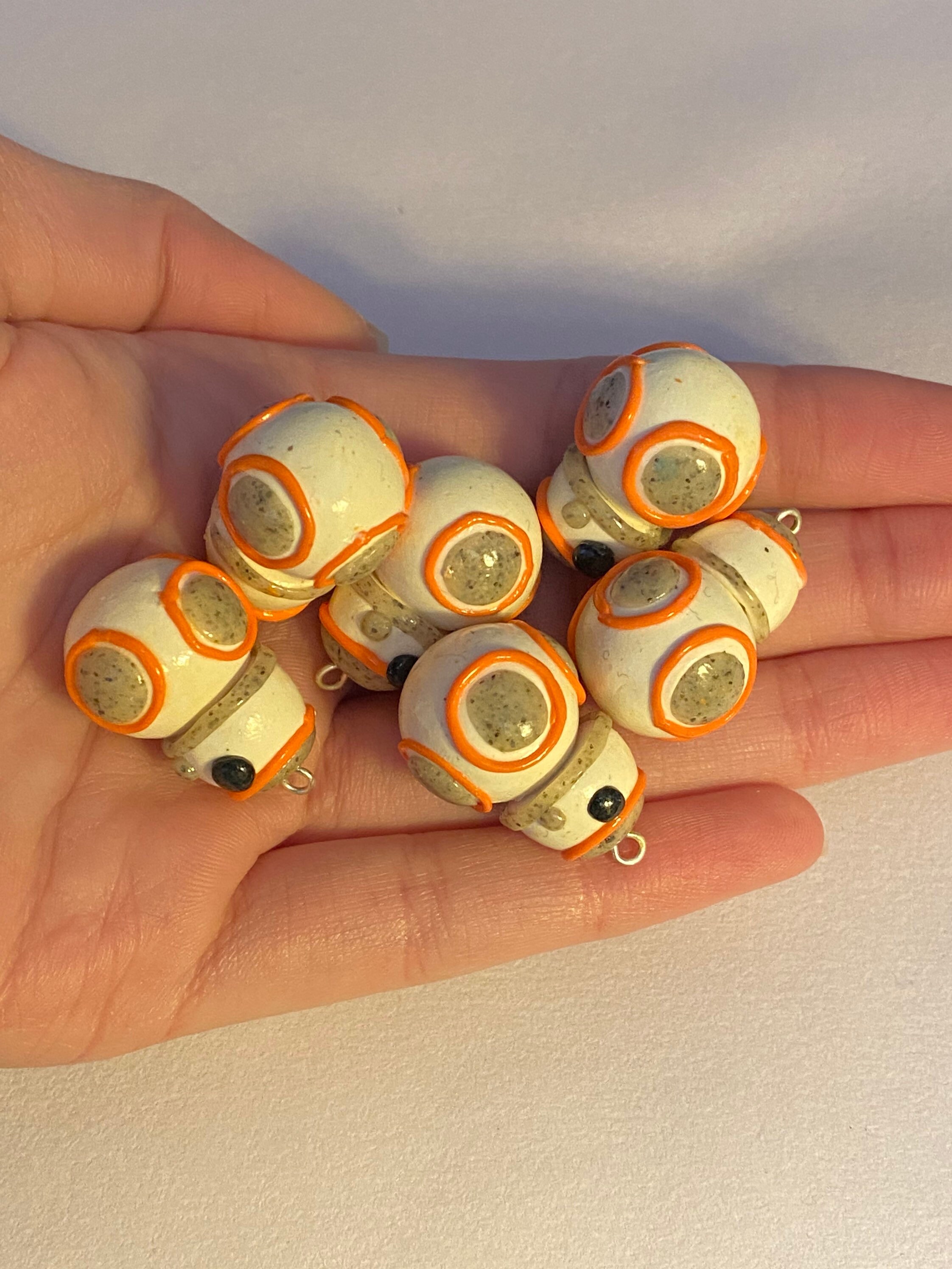 Star Wars BB8 charms Polymer Clay BB8 | Etsy