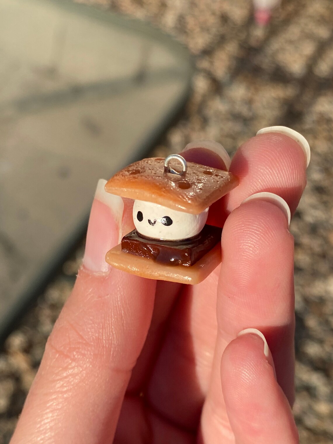 Kawaii Smores Charm Polymer Clay Miniature Smores - Etsy