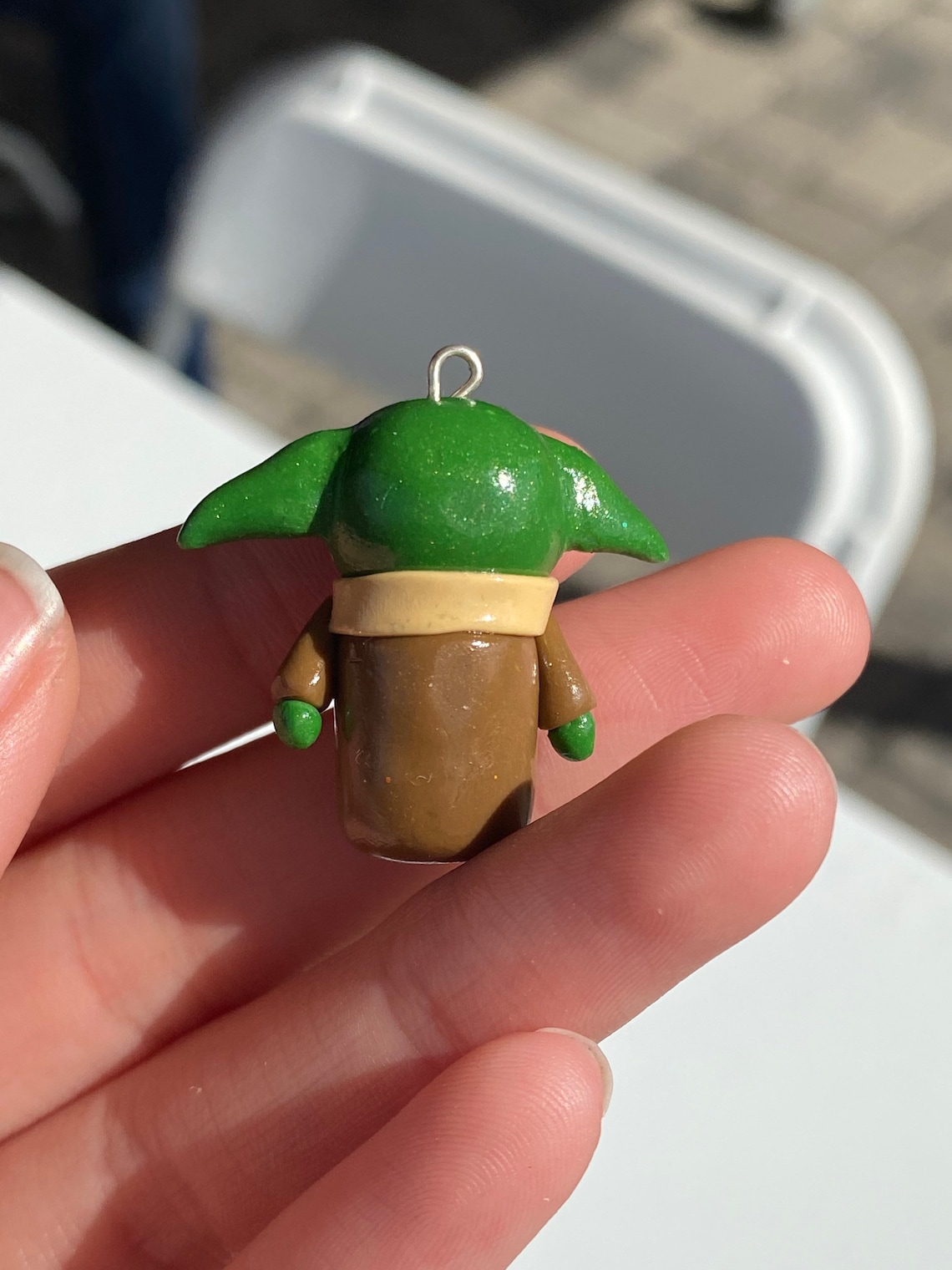 Baby Yoda Charm Polymer Clay Baby Yoda Starwars Charm | Etsy