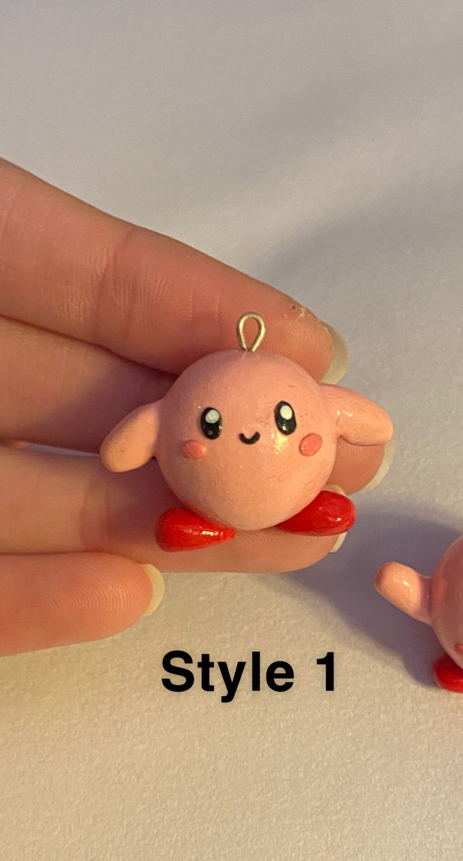 Kirby Charms Polymer Clay Kirby Charm | Etsy