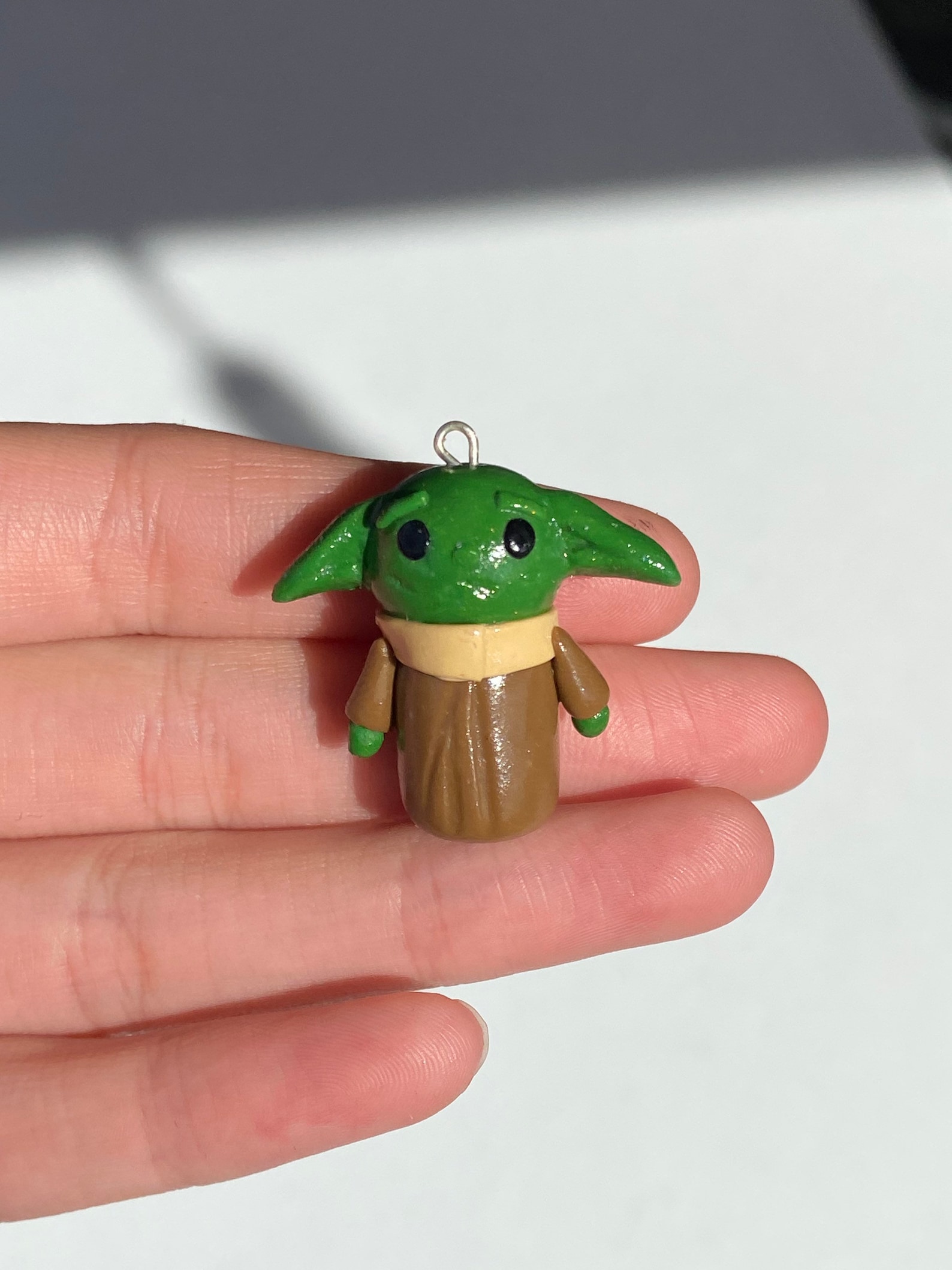 Baby Yoda Charm Polymer Clay Baby Yoda Starwars Charm - Etsy