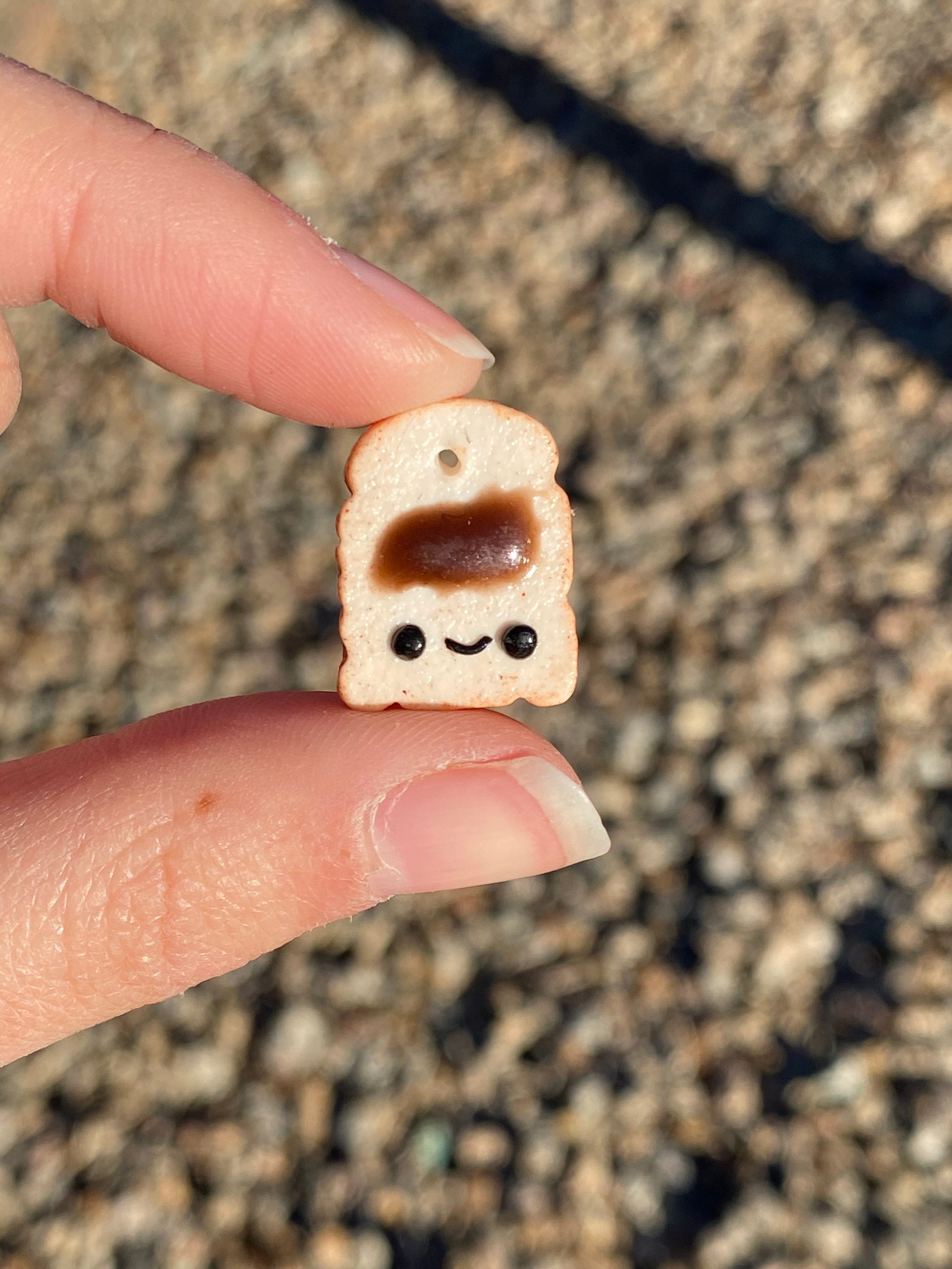 Kawaii Bread Charms Polymer Clay Bread Charms | Etsy