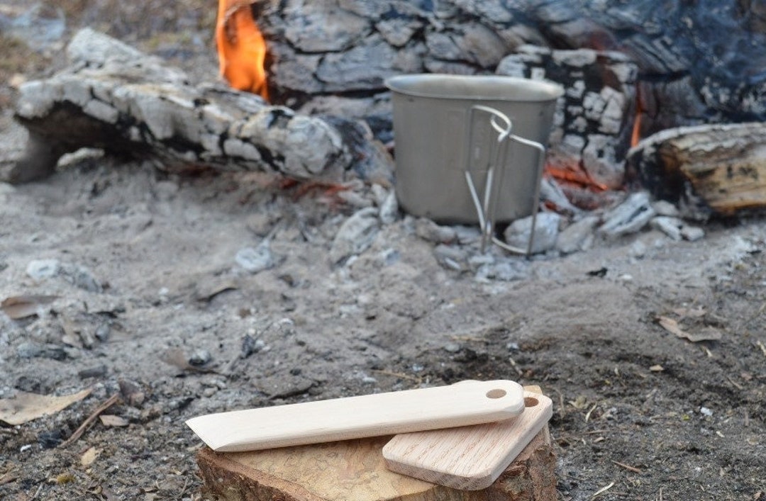 Campfire Cooking Utensil Bushcraft Cooking Spatula Bushcraft Cooking ...