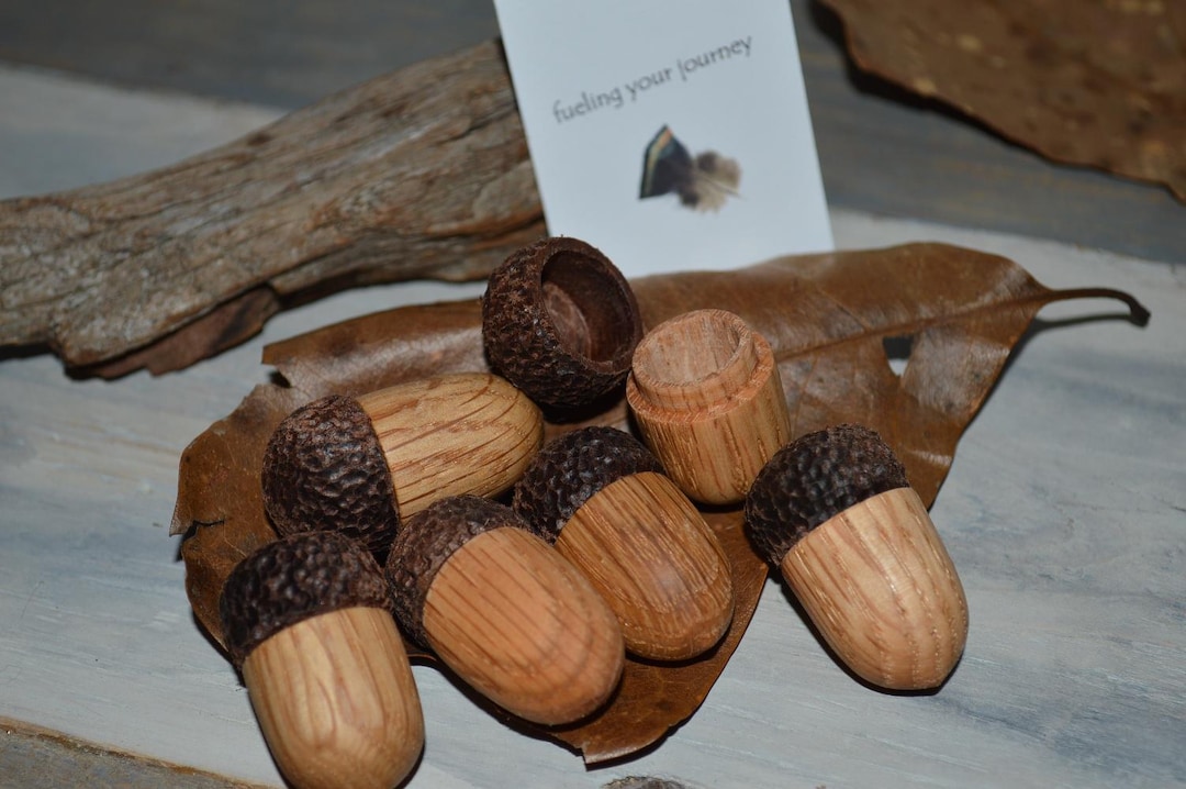White Oak Acorns | Wooden Pocket Gifts | Small Pocket Acorn | Dream ...