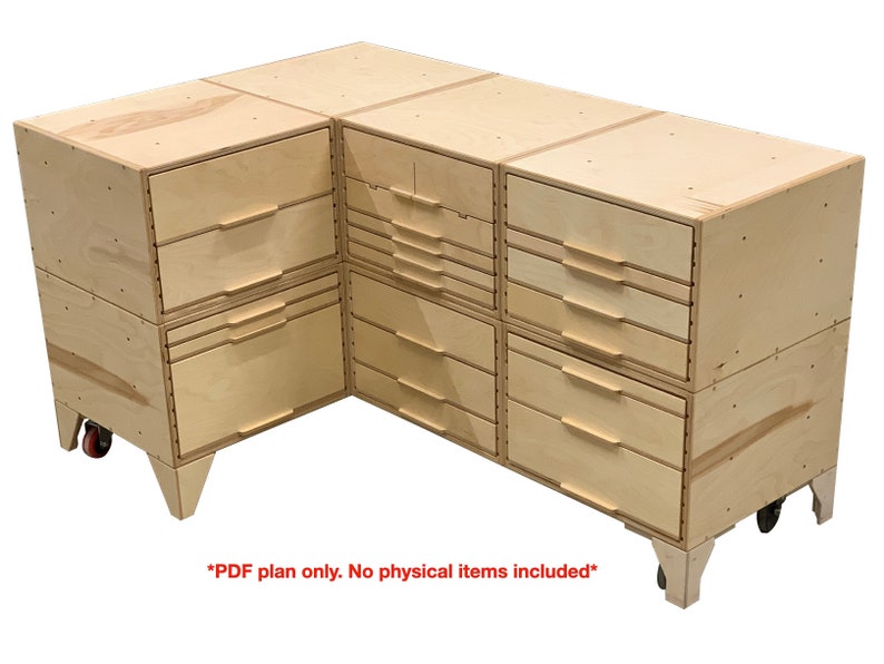 PDF Plans - Modular Cabinet System - Etsy Canada