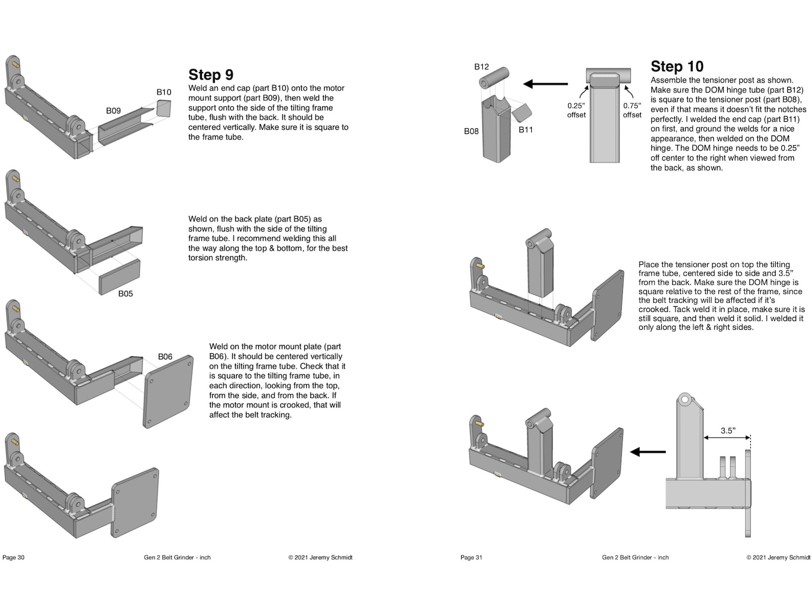 Inch Plans Gen 2 Tilting Belt Grinder - Etsy