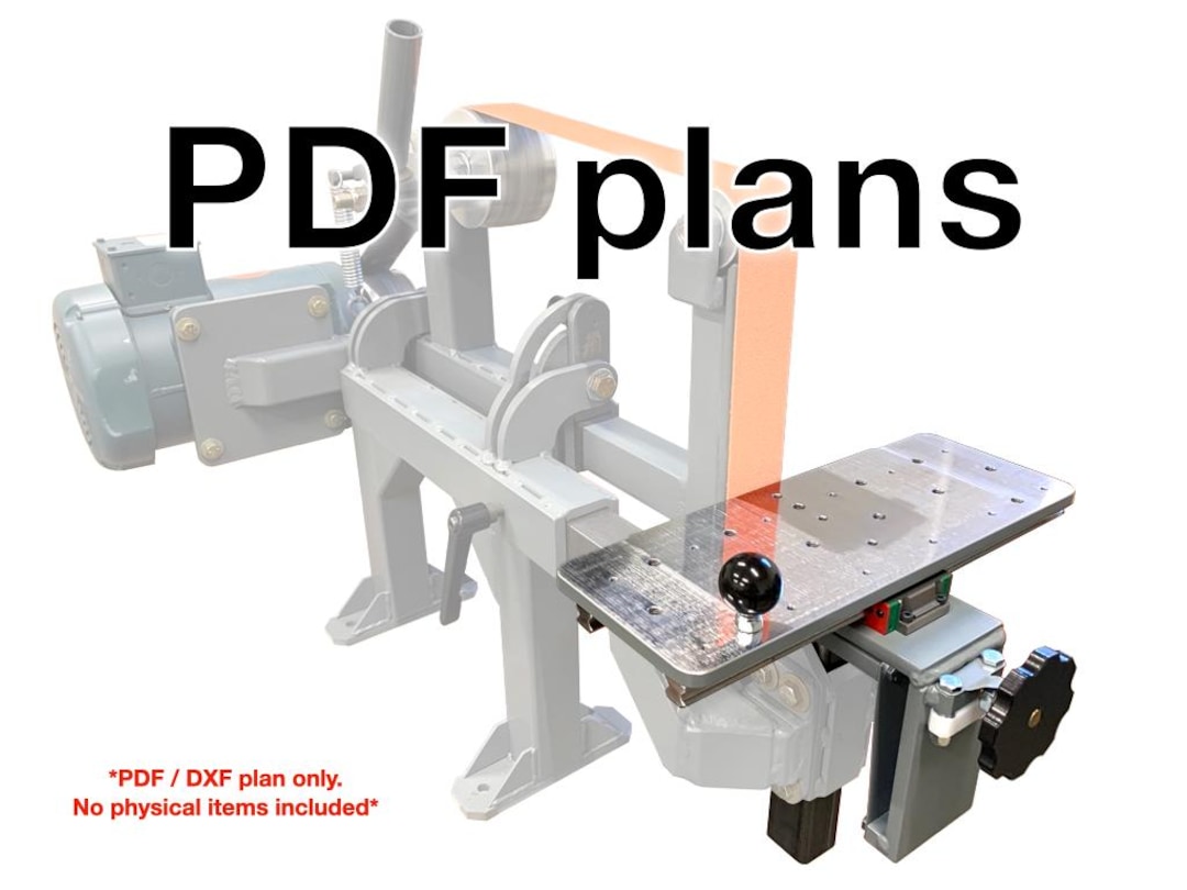 Metric Plans - XY Table for Belt Grinder - Etsy
