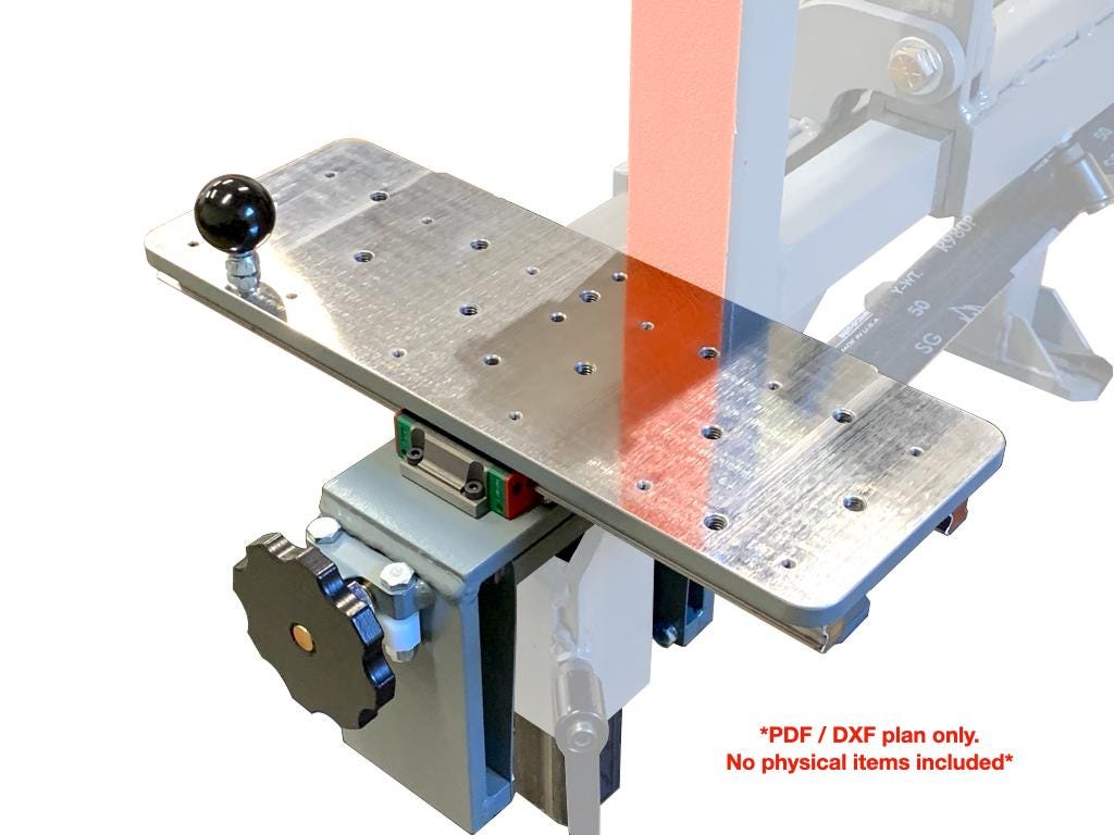 Inch Plans - XY Table for Belt Grinder - Etsy