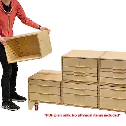 PDF Plans Modular Cabinet System - Etsy