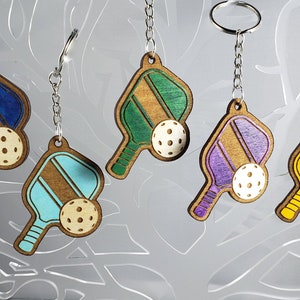 Pickleball Keychain - Etsy