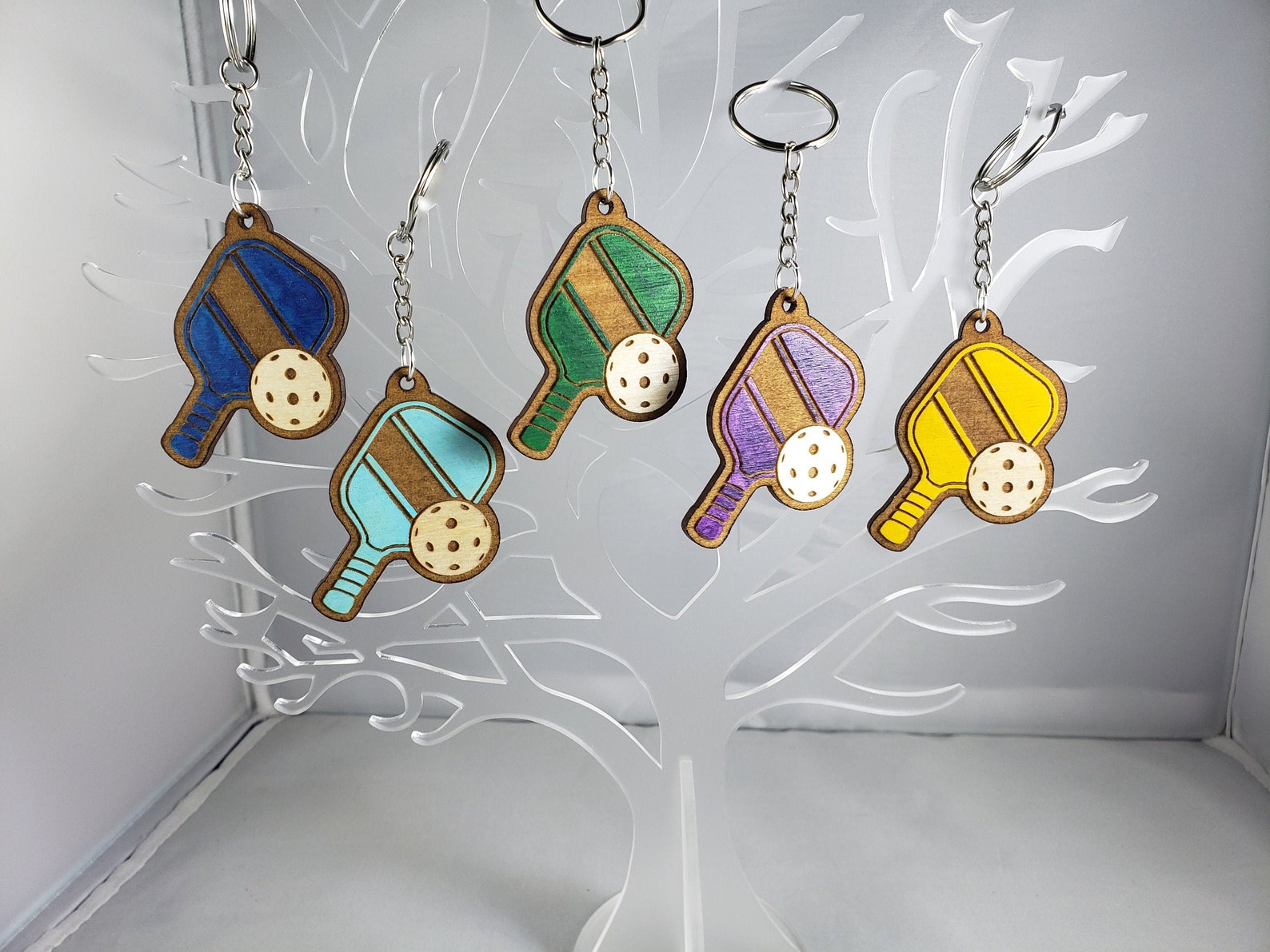 Pickleball Keychain - Etsy