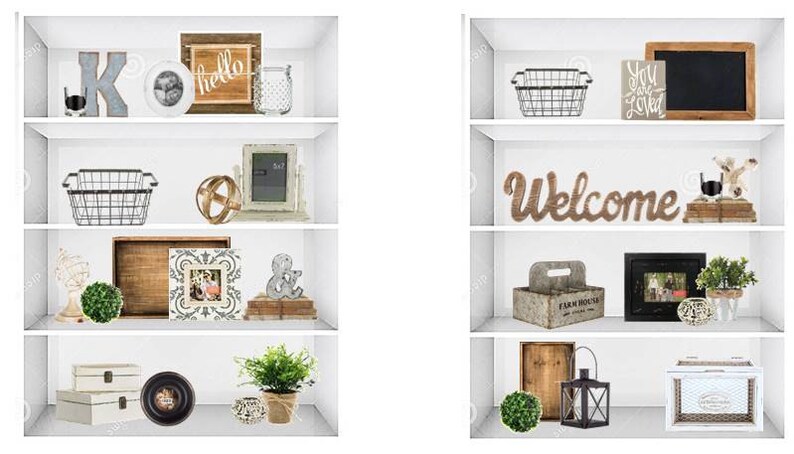 Vignette Styling / Console Table Styling / Bookcase Styling / Fireplace ...