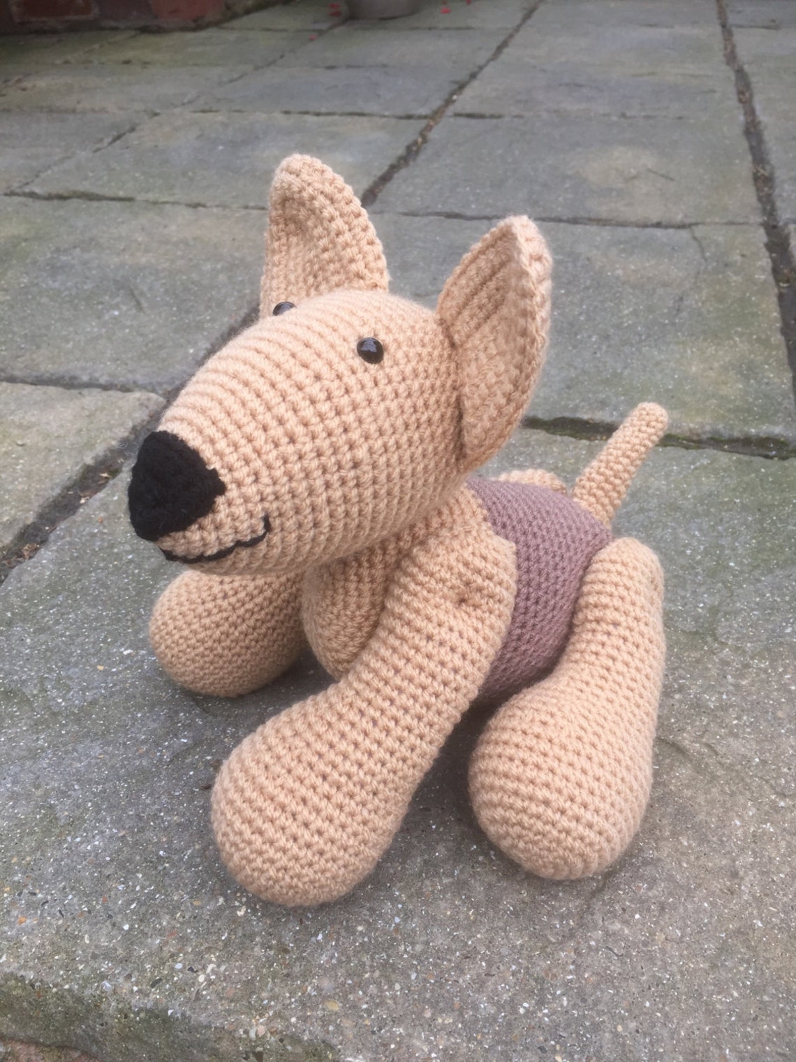Handmade crochet dog | Etsy