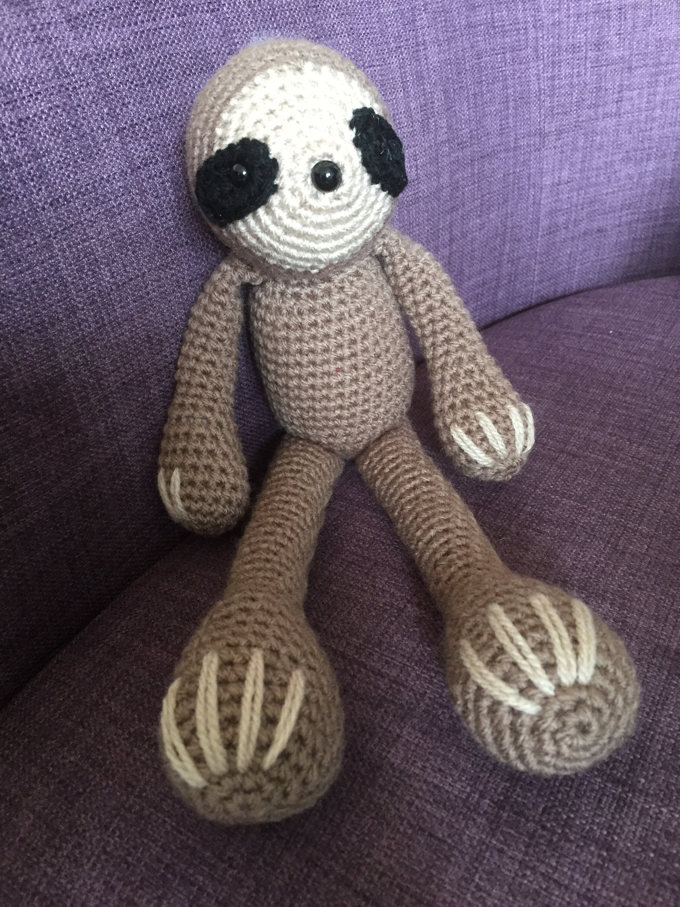 Handmade Crochet Cuddly Sloth | Etsy