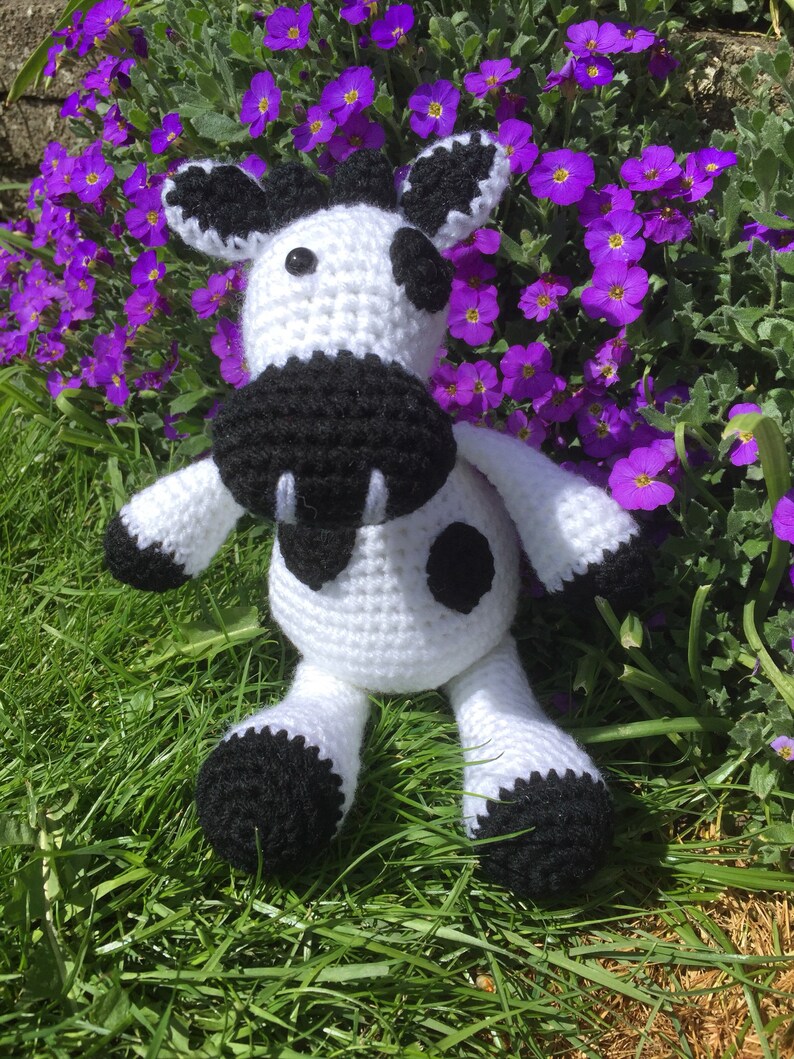 Handmade Crochet Cow Toy Plush Crochet Cow Crochet Toy - Etsy UK