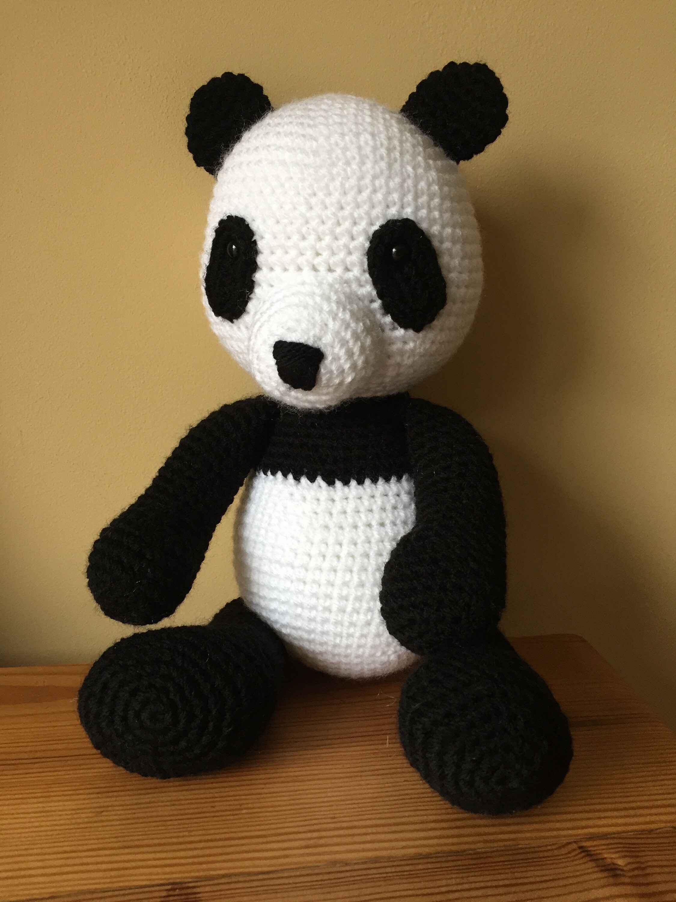 Handmade crochet panda panda bear | Etsy