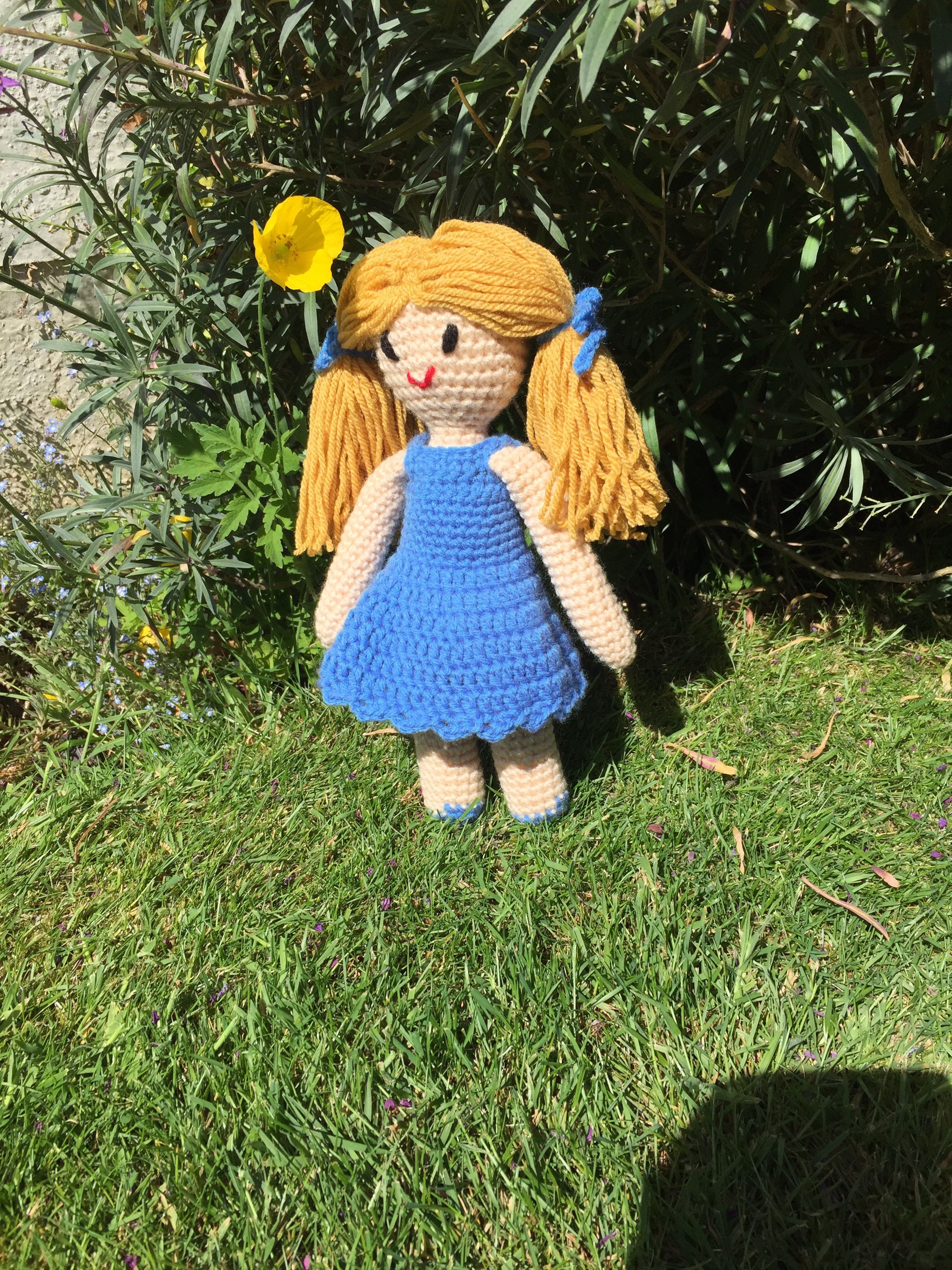 Handmade Girl Rag Doll - Etsy UK