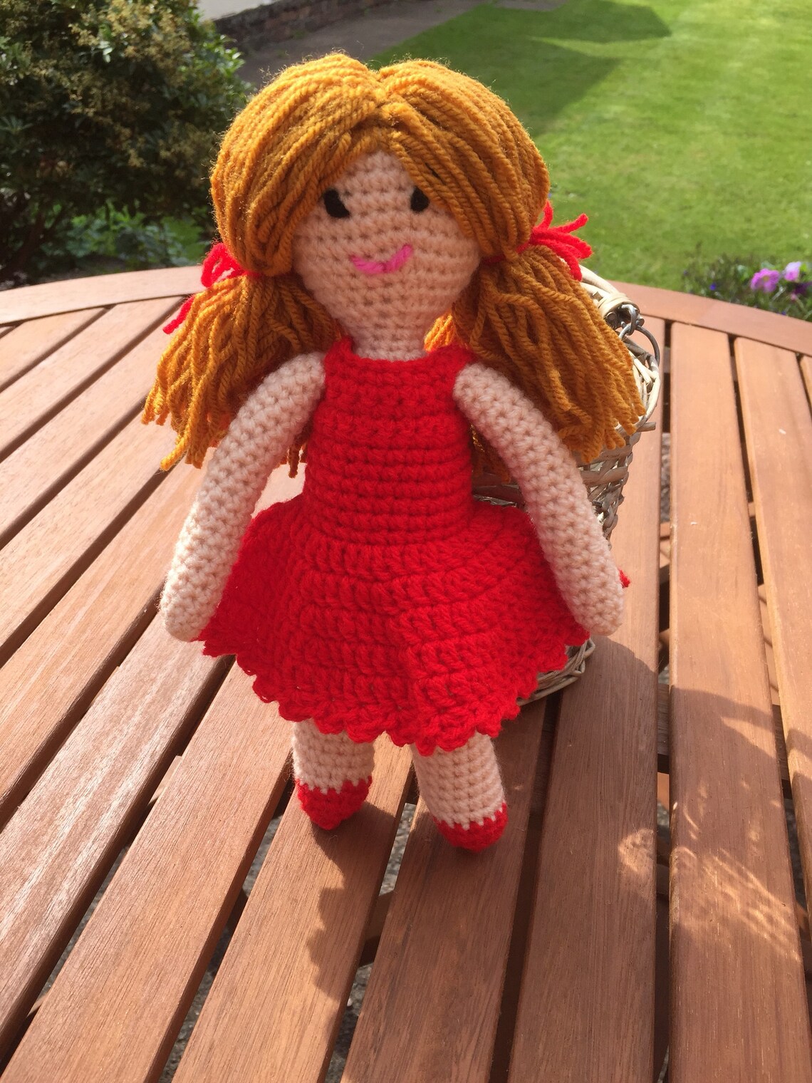 Handmade Girl Rag Doll - Etsy UK