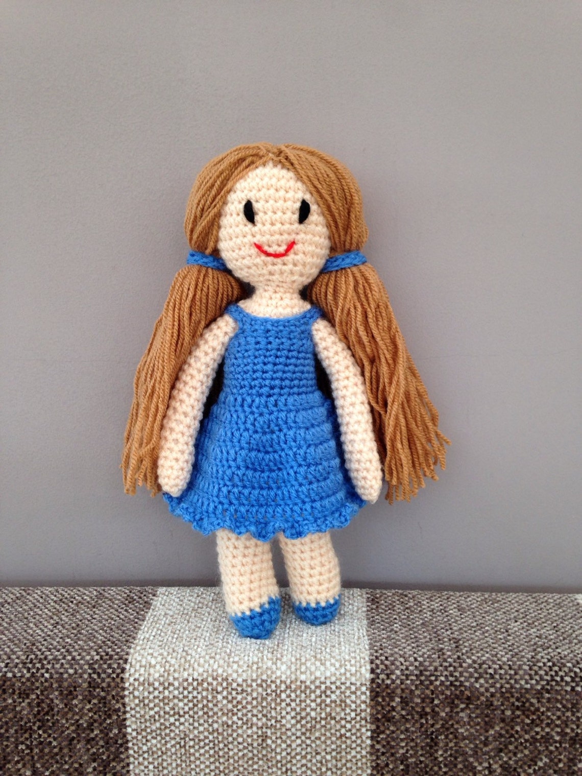 Handmade Girl Rag Doll - Etsy UK