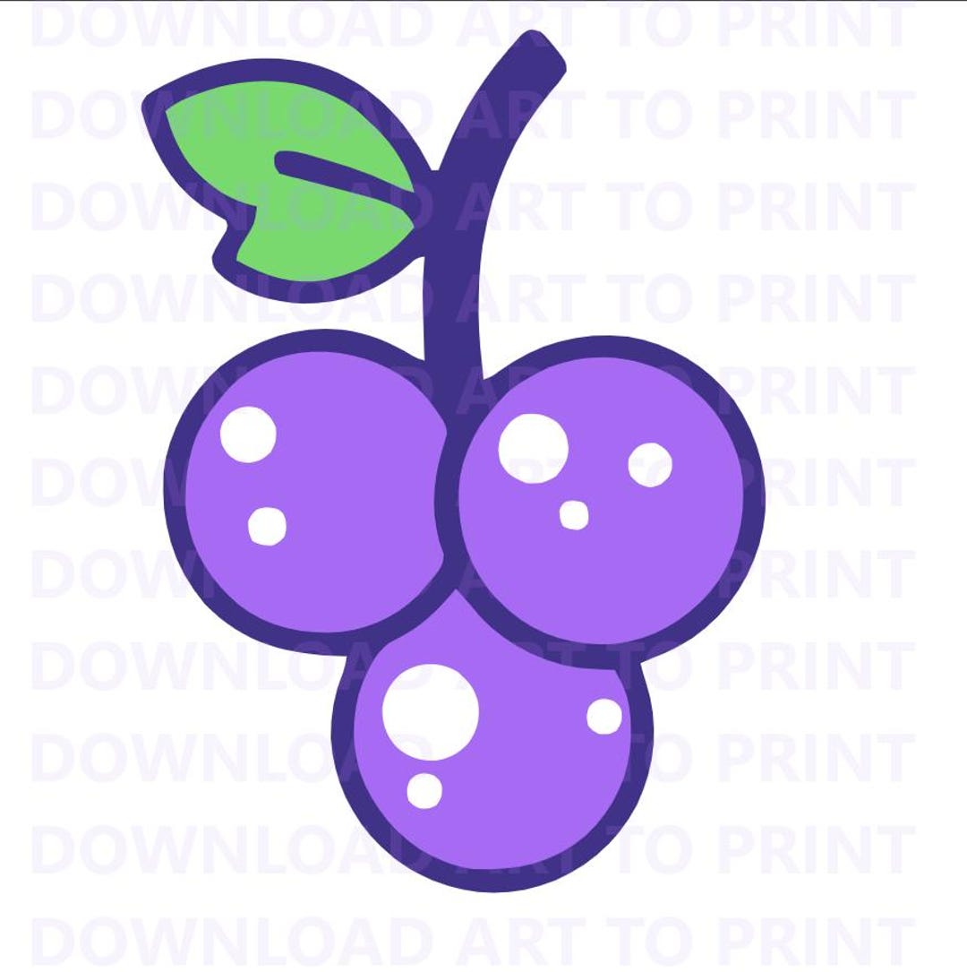 Grape SVG, Grape Outline Vector, Grape Clipart, Cricut, Card, Fruit ...