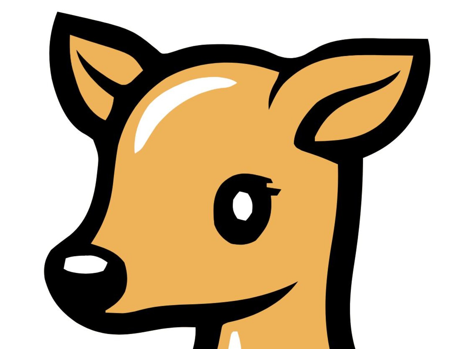 Doe Buck SVG, Deer Outline Vector, Doe Buck Clipart, Cricut, Card ...