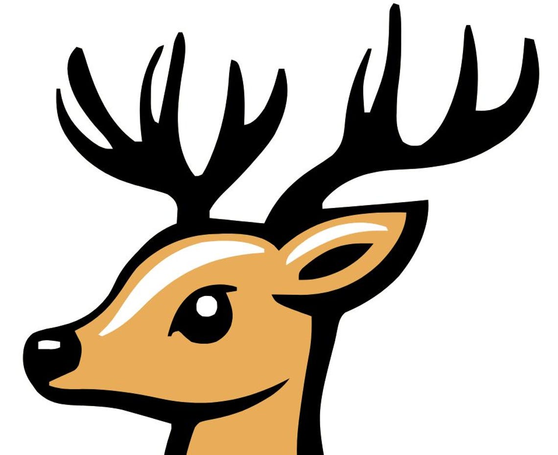 Doe Buck SVG, Deer Outline Vector, Doe Buck Clipart, Cricut, Card ...