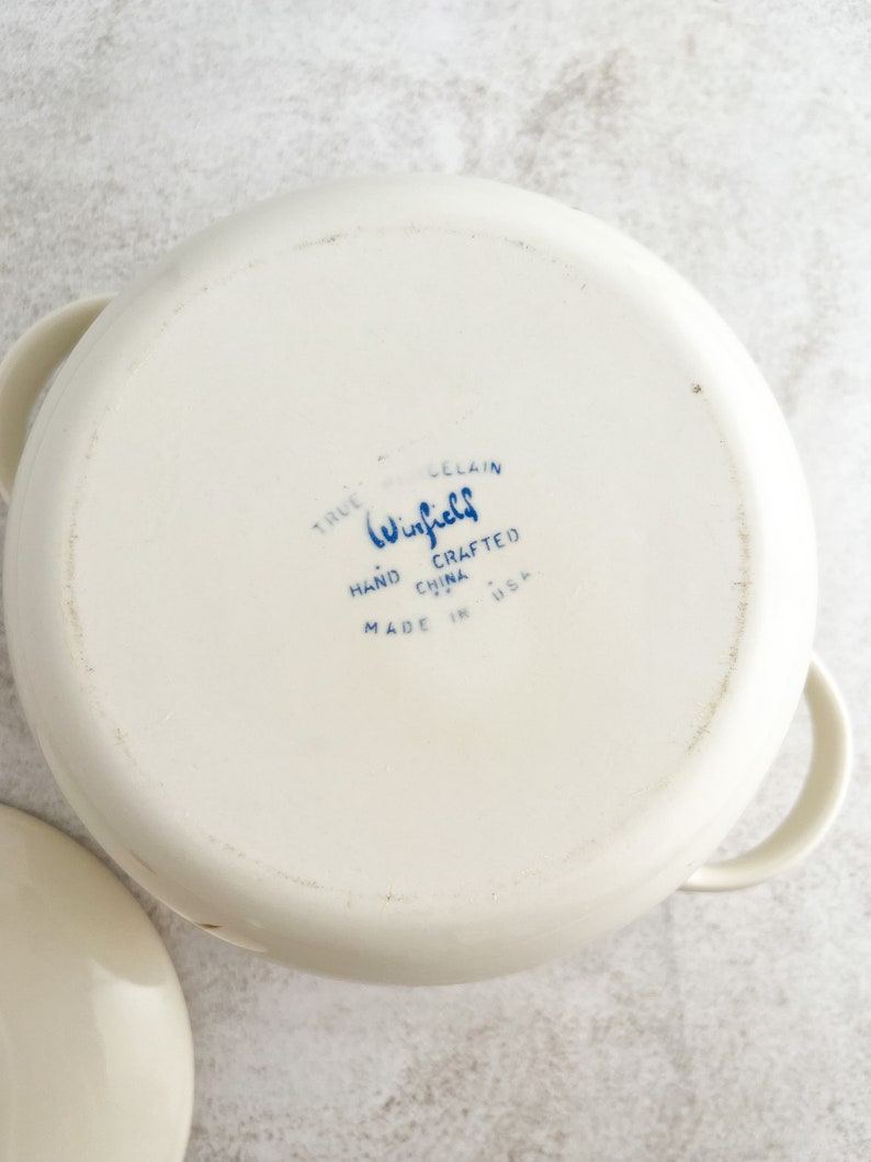Vintage Winfield China Passion Flower Casserole With Lid and Handles ...