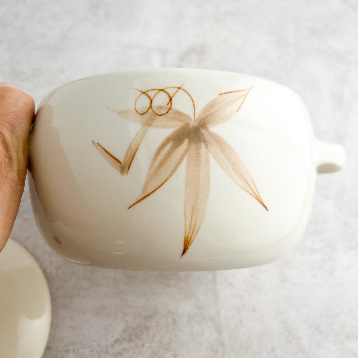 Vintage Winfield China Passion Flower Casserole With Lid and Handles ...