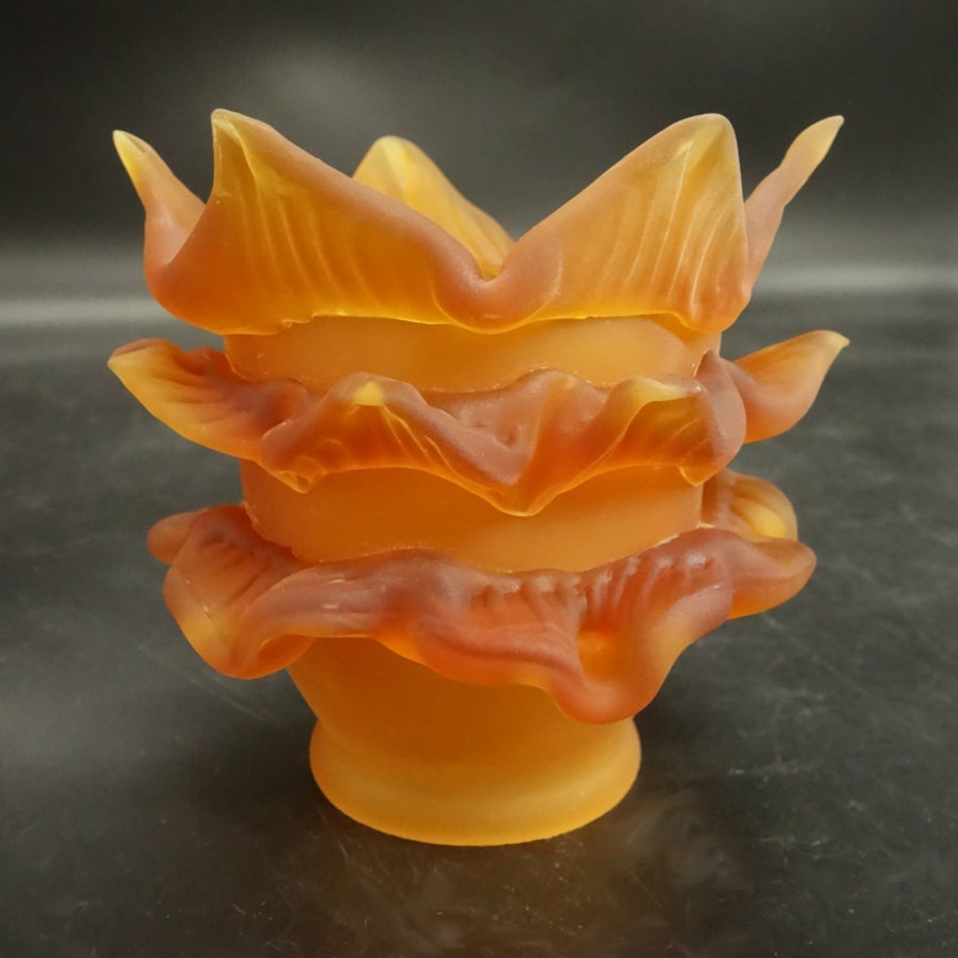 Tulip Amber Color Glass Paste - Etsy