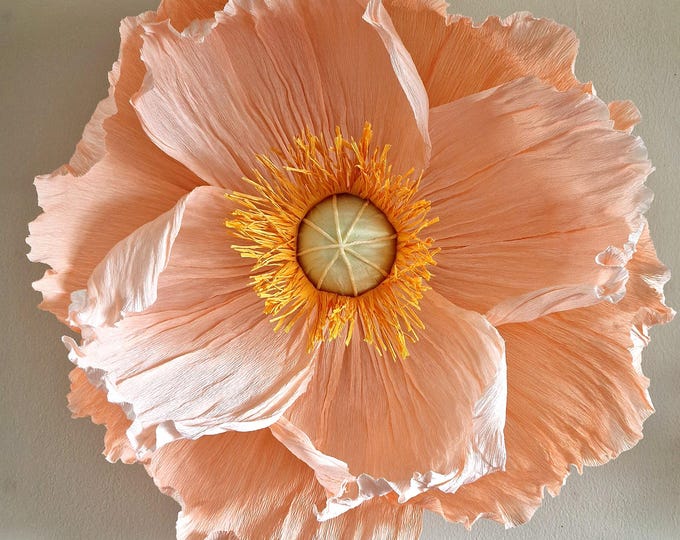 Giant Paper Flower Template, Paper Flower Template, Icelandic Poppy ...
