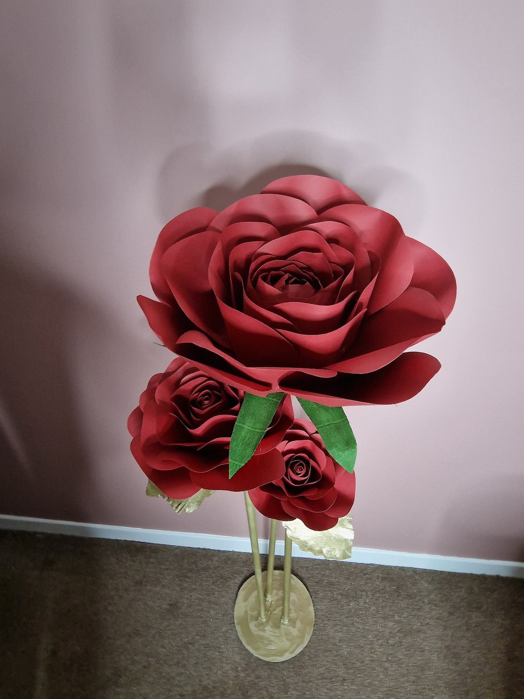 Giant Paper, Large Paper Rose, Paper Rose Backdrop, Giant Flowers ...