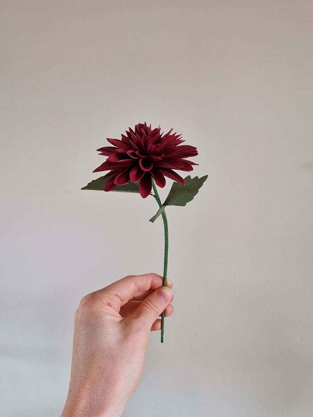Paper Dahlia Flower SVG Template (digital Download) - Etsy