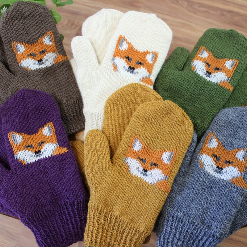 Kitten Mittens - Etsy