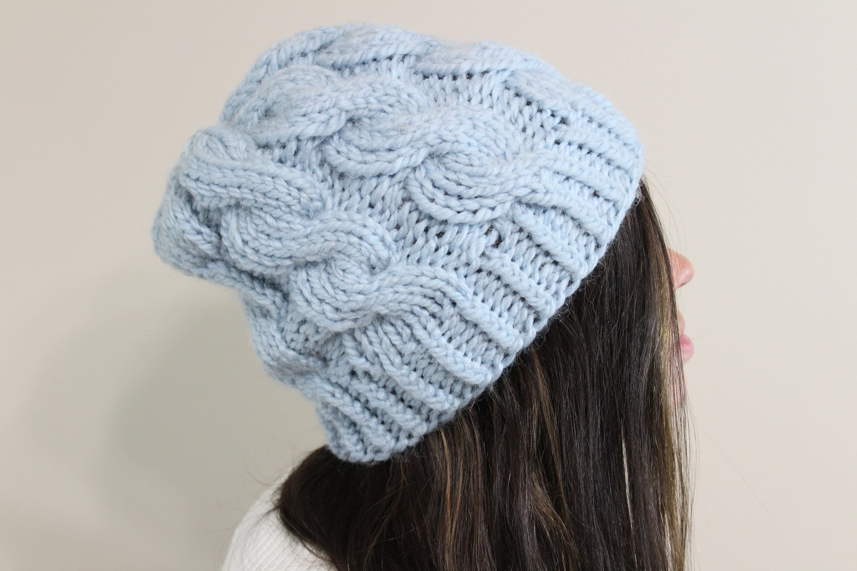 Build-your-own Cable Knit Hat / Customizable Cable Knit Hat / Cable ...