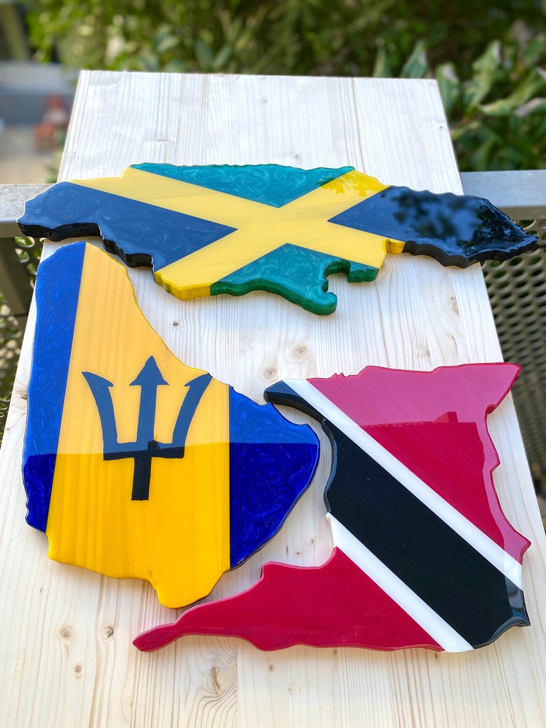 Custom Country National Flag Map Wall Art - All Countries of the World ...