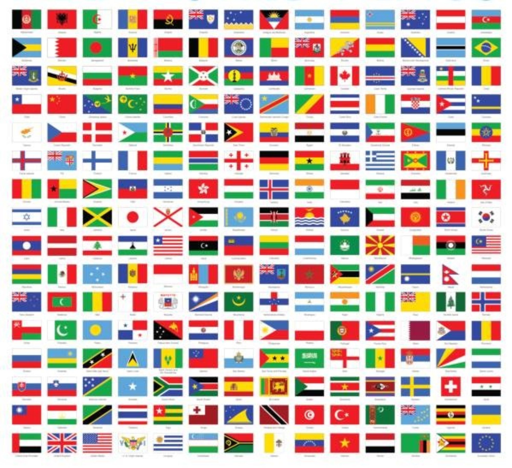 Custom Country National Flag Map Wall Art All Countries of the World - Etsy