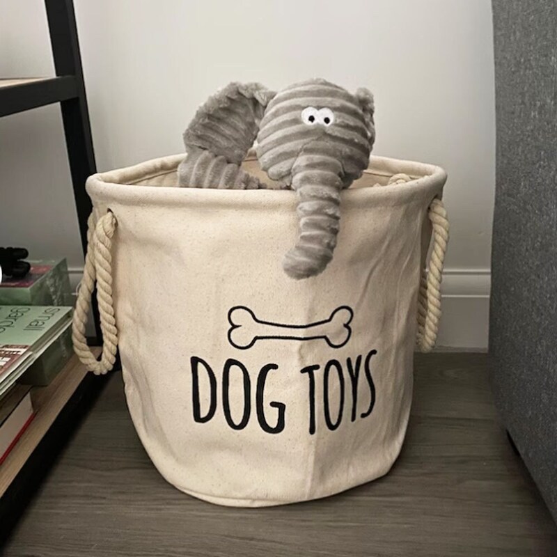 Dog Toy Basket - Etsy