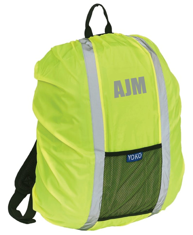 Hi Vis Rucksack Cover Waterproof Backpack Cover Personalised - Etsy UK