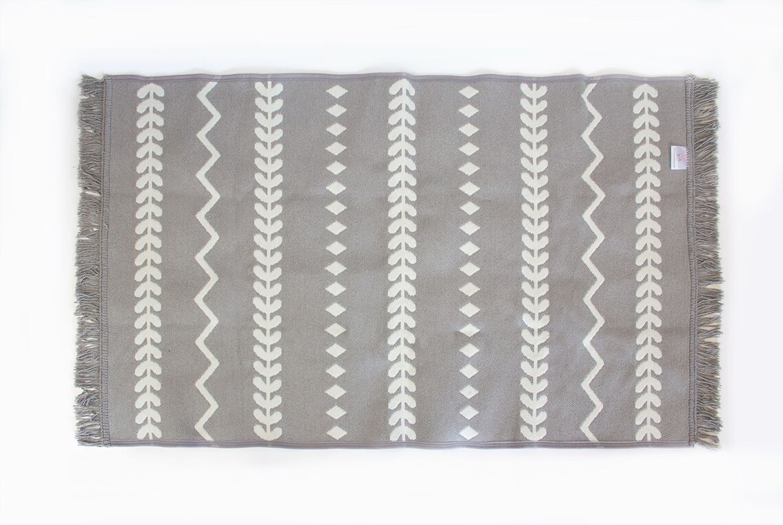 Grey Nursery Rug for Baby Boy or Baby Girl Nursery Room Baby | Etsy