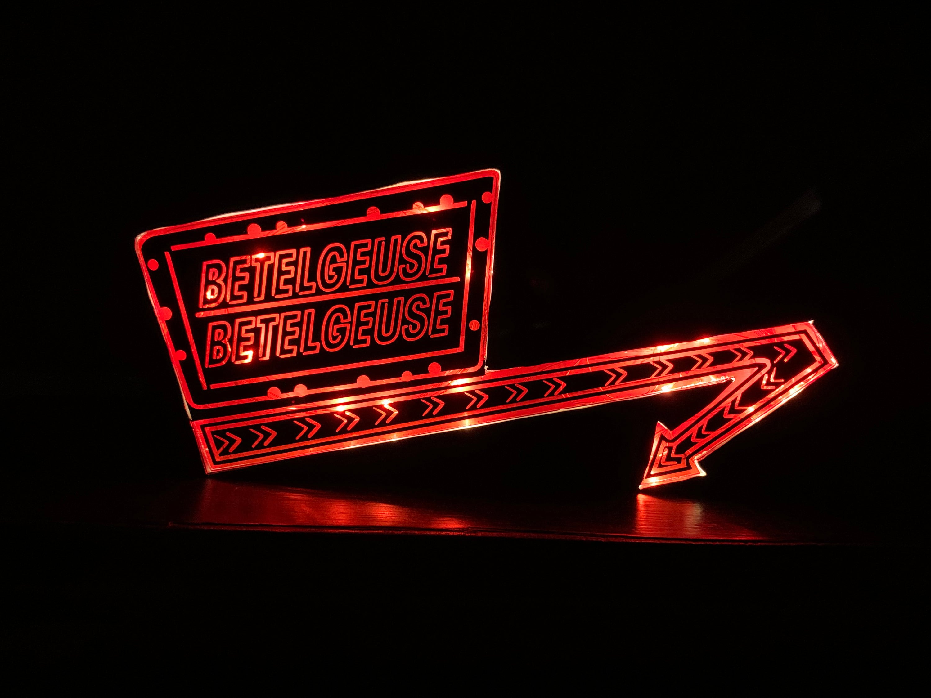 Beetlejuice Musical betelgeuce 12 Sign | Etsy