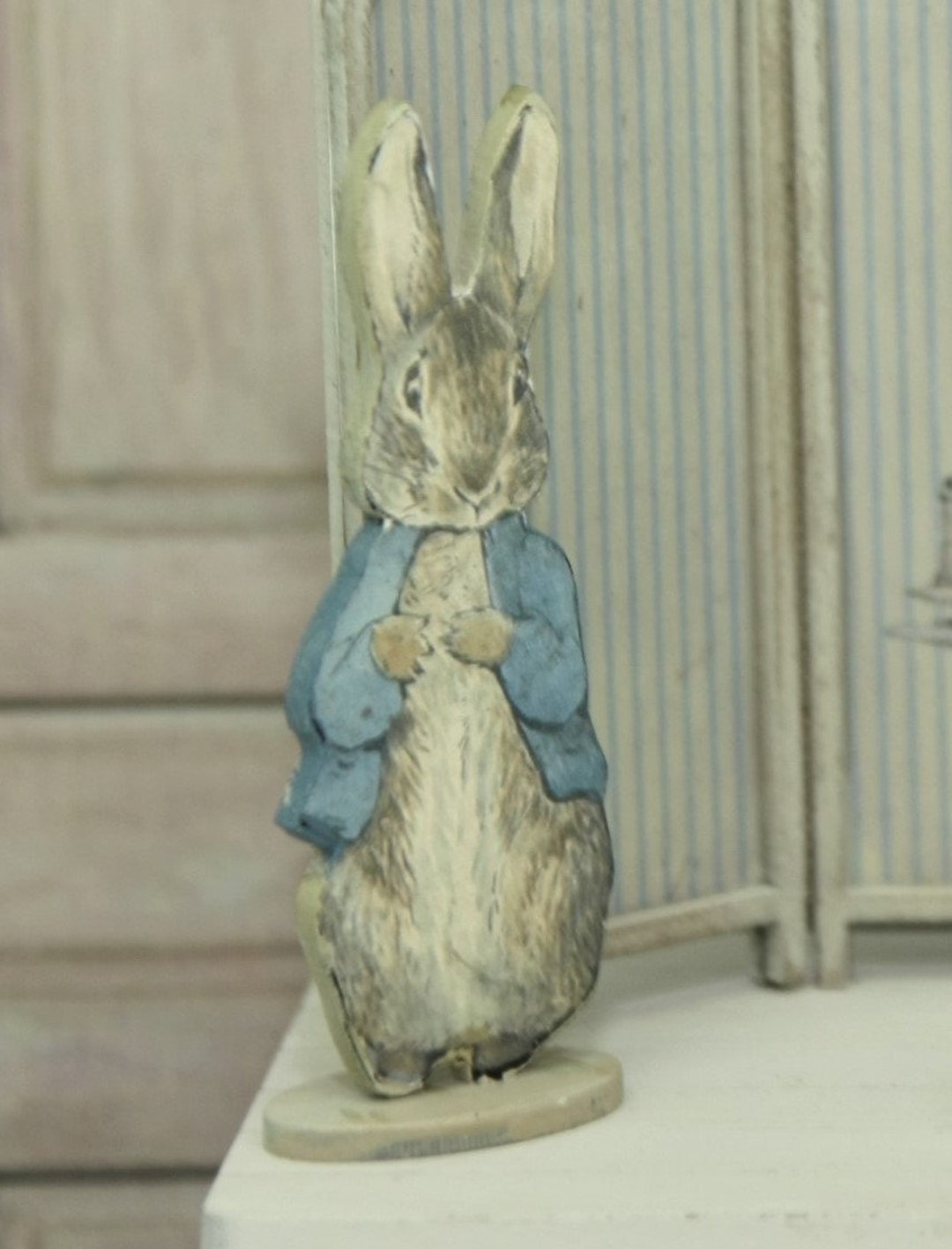 1006 Kit Dollhouse Miniature Beatrix Potter Peter Rabbit Standee 1:12 ...
