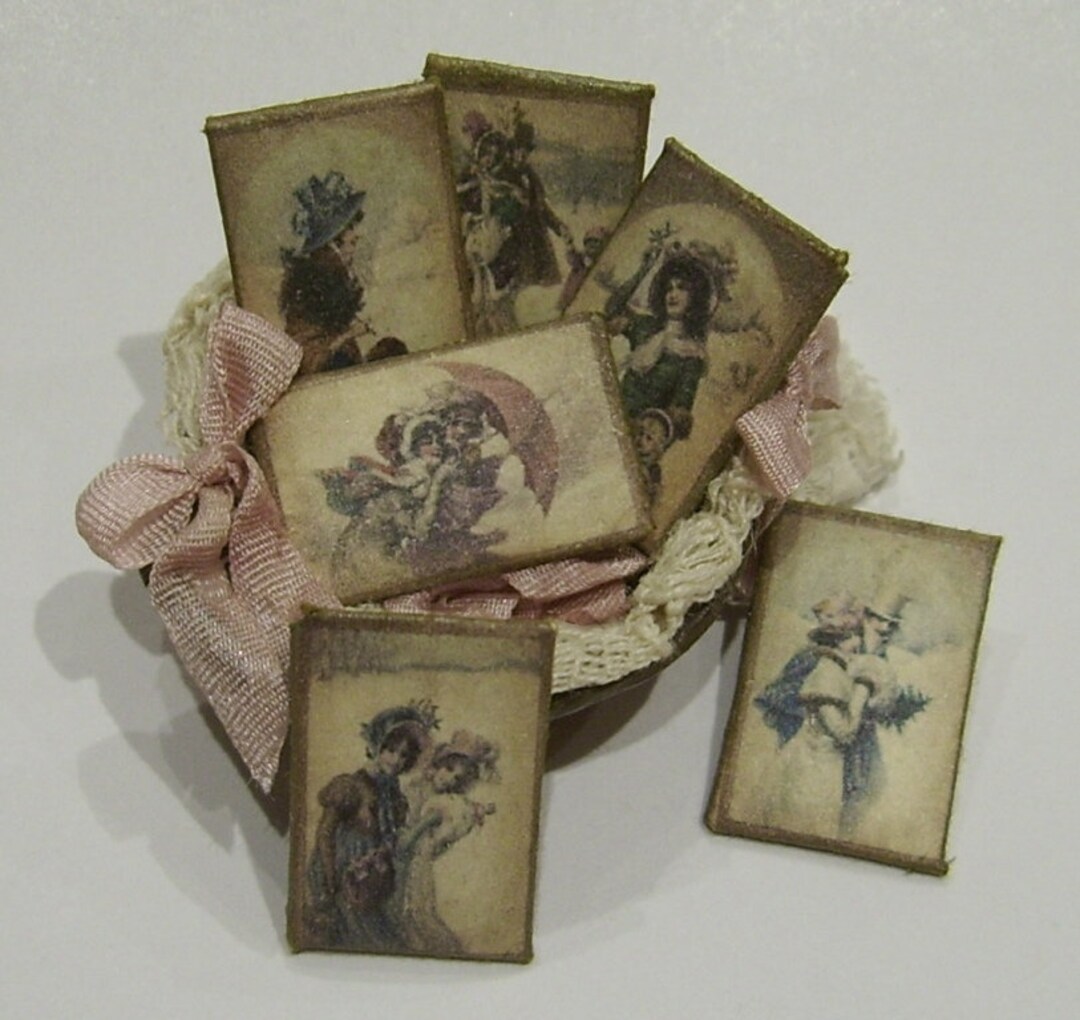 786 Kit Dollhouse Miniature Winter Scented Sachets 1:12 - Etsy