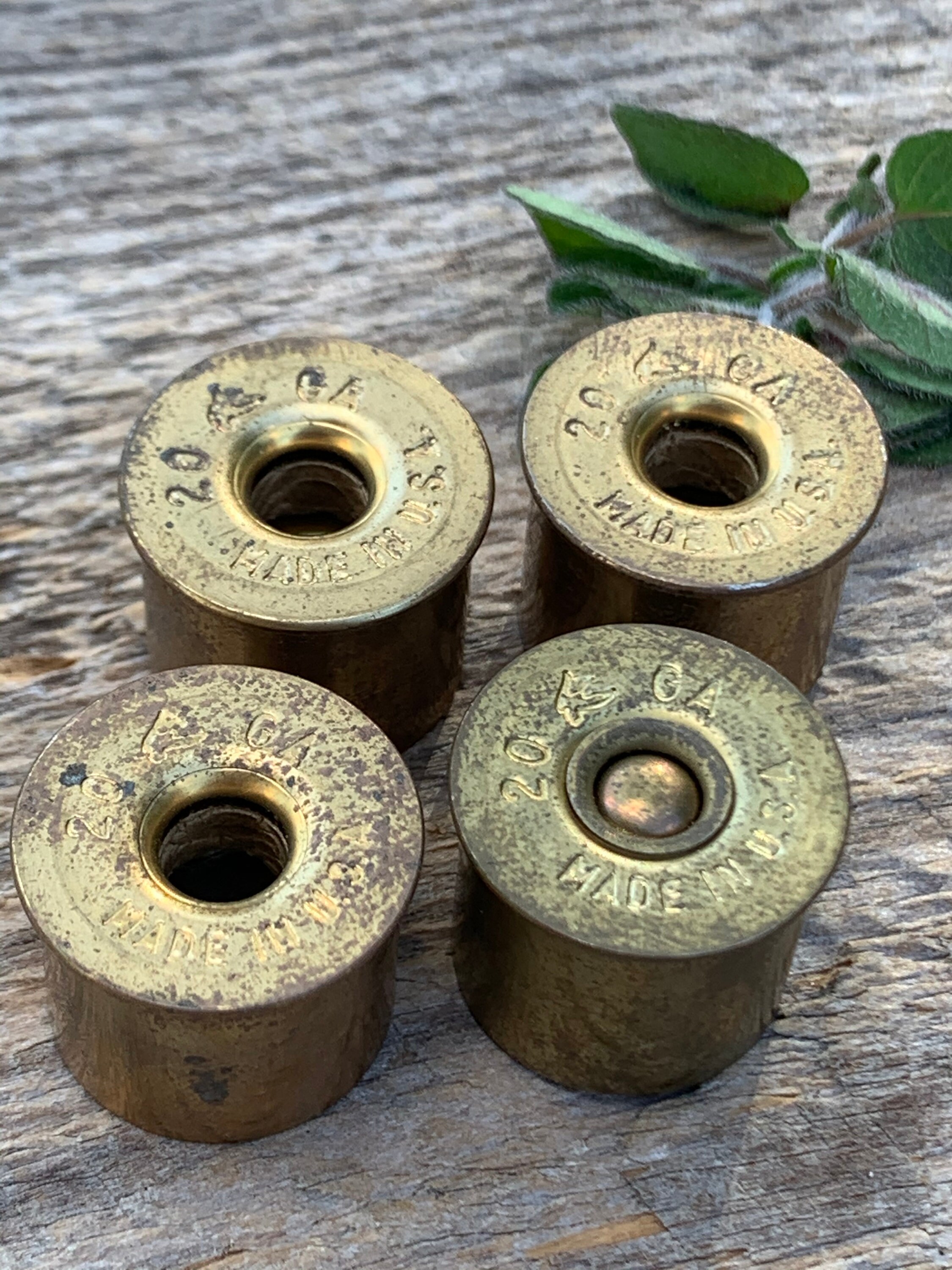 20 Gauge Brass Shotgun Shell Ends | Etsy