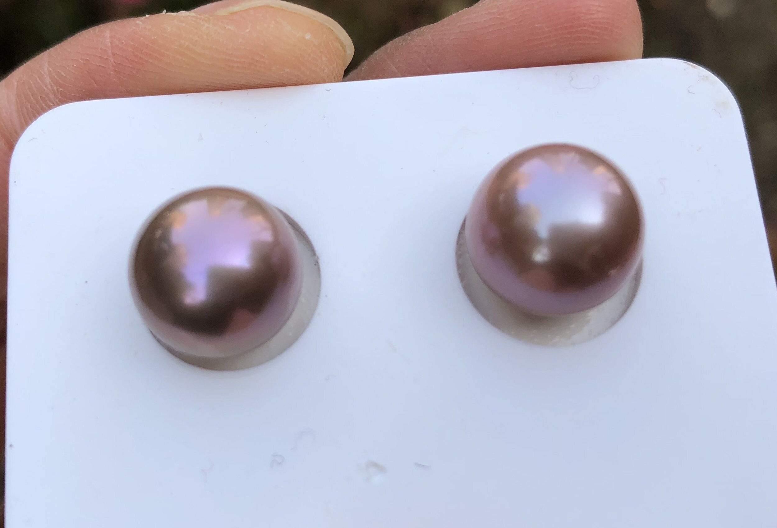 1pair 10-11mm Pink Edison Pearl genuine Freshwater Pearl - Etsy