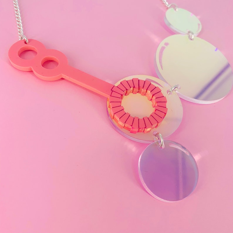 Bubble Necklace, Perspex Jewellery, Plastic Jewellery, Acrylic ...