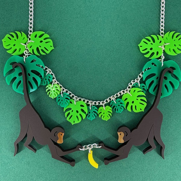 Monkey Necklace - Etsy UK
