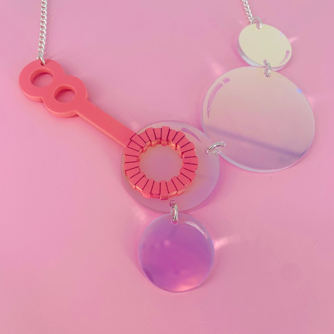 Bubble Necklace, Perspex Jewellery, Plastic Jewellery, Acrylic ...