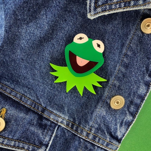 Kermit Brooch Kermit Pin Acrylic Jewellery Perspex - Etsy